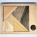 Black Square Puzzle, Wooden Square Puzzle, Tangram Puzzle, Wood Toy ...