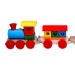 Wooden Train Pull Toy 2 Train 4 Set Steam Locomotive Toy - Etsy