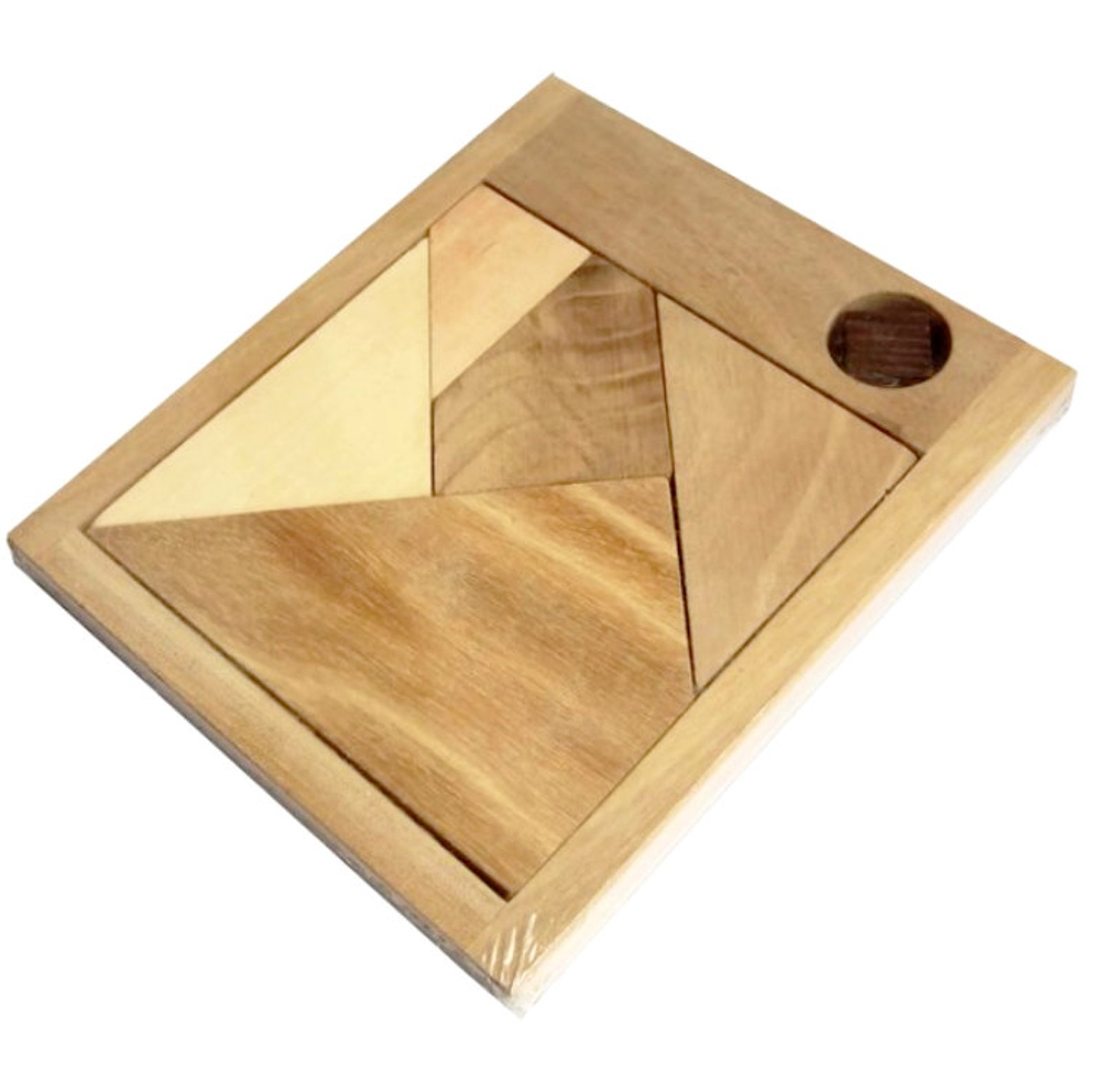 Black Square Puzzle, Wooden Square Puzzle, Tangram Puzzle, Wood Toy ...