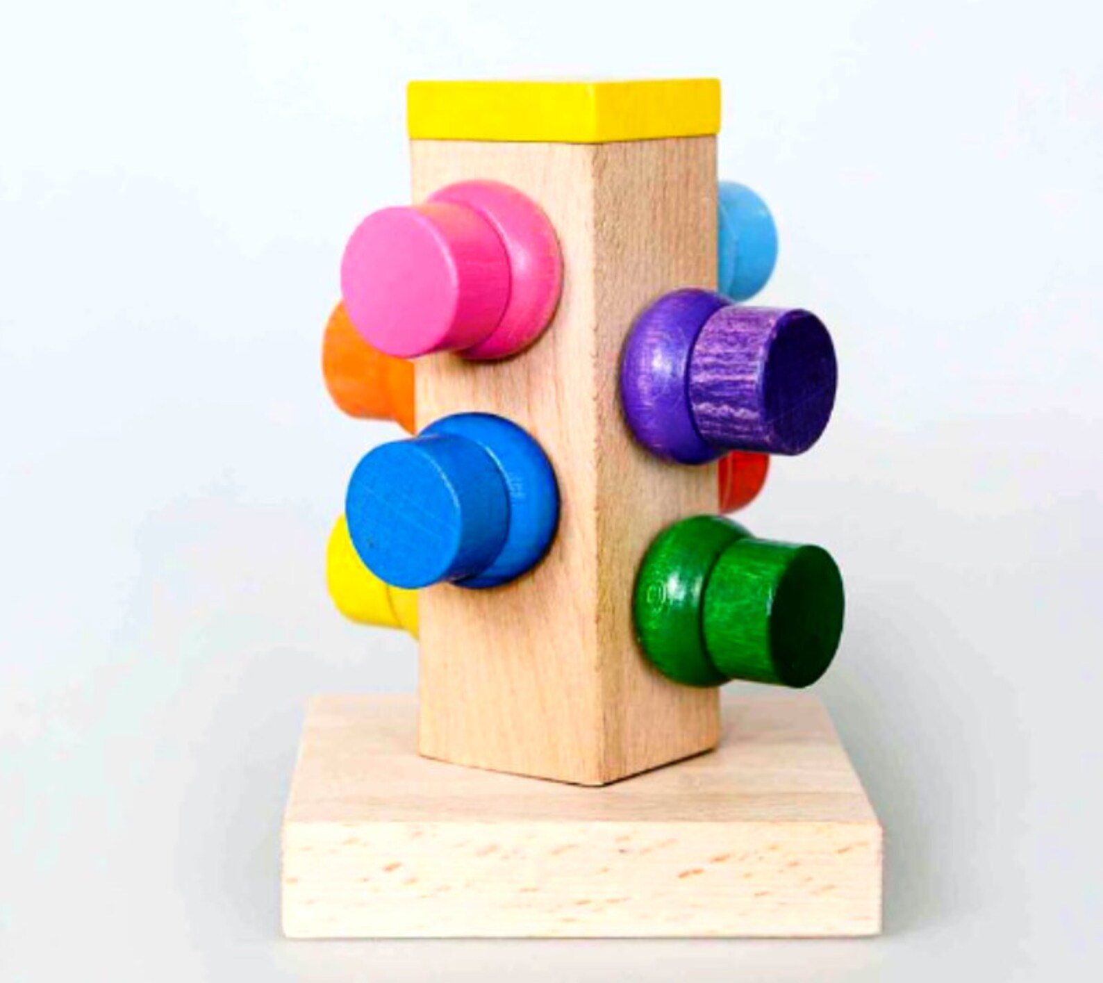 Wooden Screws and Washers Stacker Stacking Rainbow Motor - Etsy