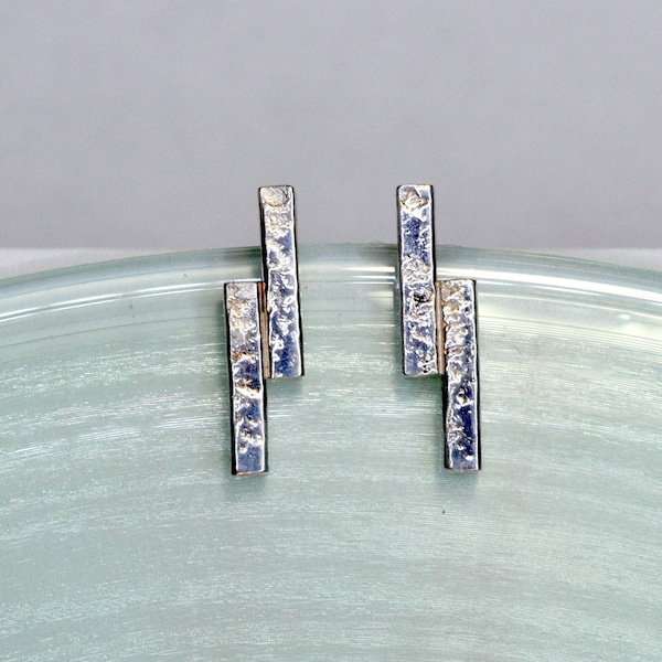 Vertical Bar Earring - Etsy