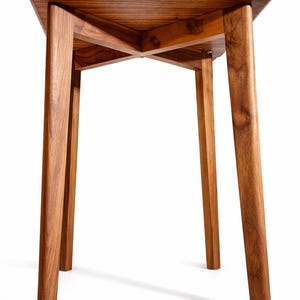 Handmade Solid Wood End Table | Modern Minimalist Walnut Side Table ...