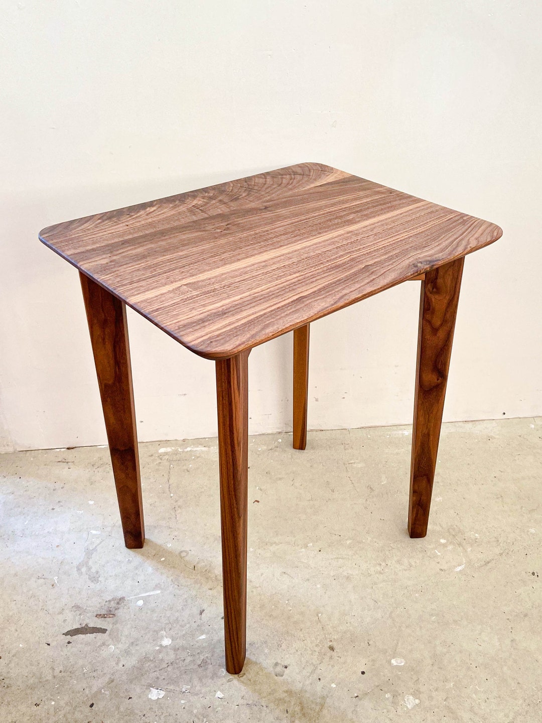 Flat Pack Wood End Table: Light Assembly Required - Etsy