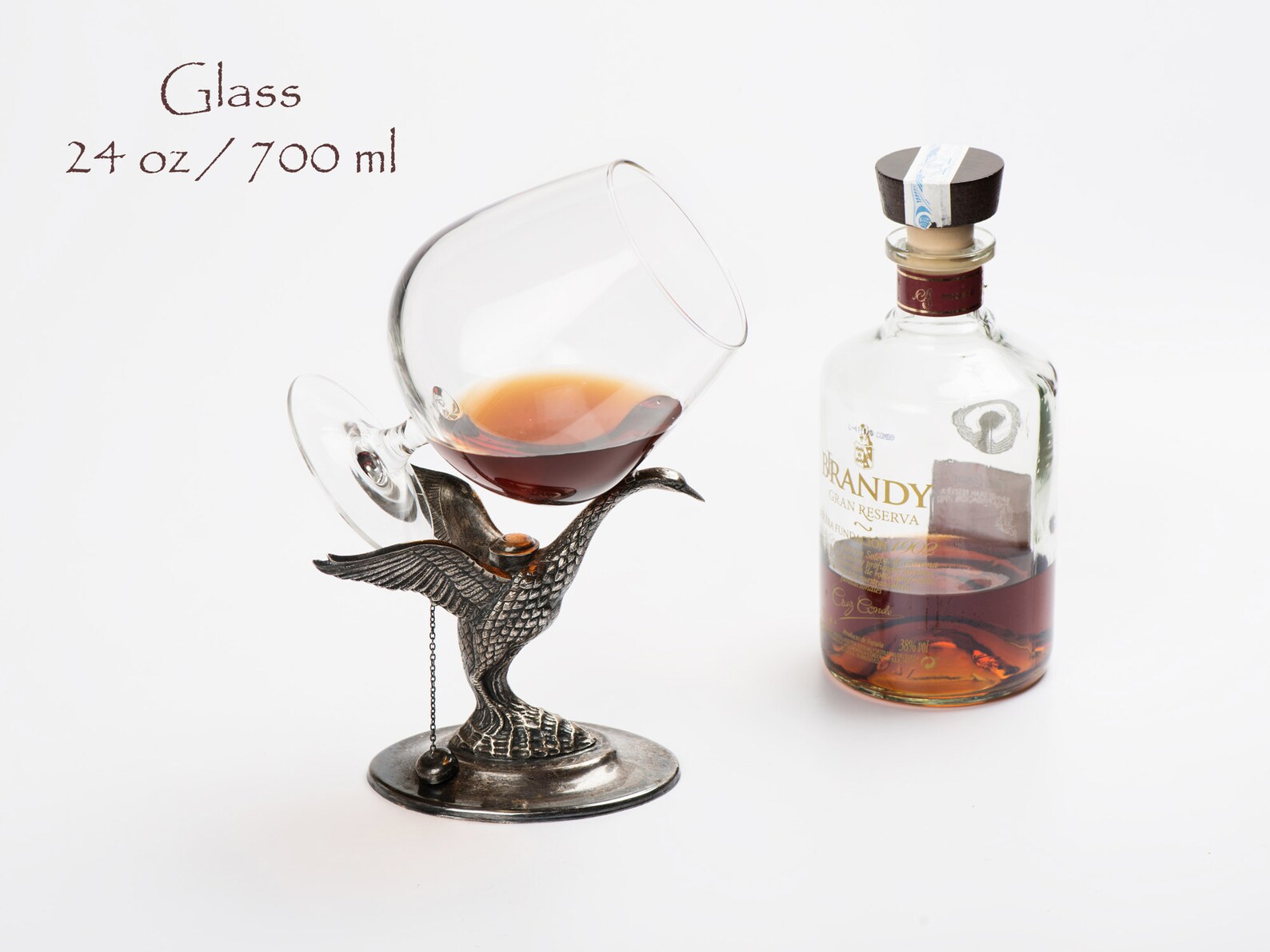 Vintage Spanish Brandy Cognac Glass Warmer - Etsy