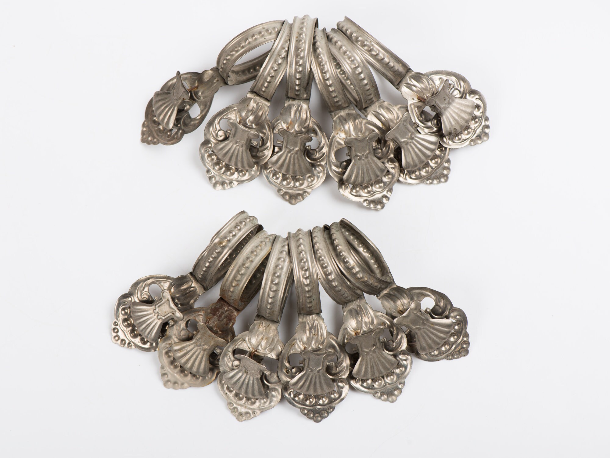 Drapery Curtain Ring Clips Vintage Set 12 - Etsy