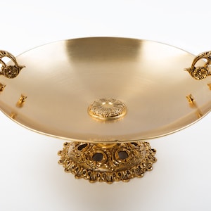 Vintage Large Brass Bowl - Etsy