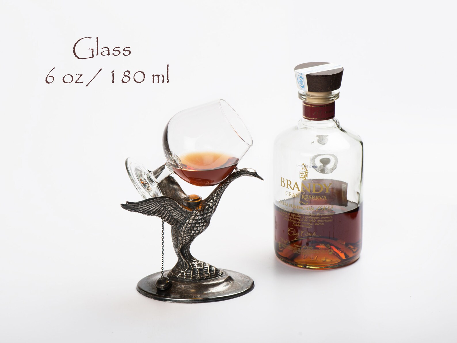 Vintage Spanish Brandy Cognac Glass Warmer - Etsy