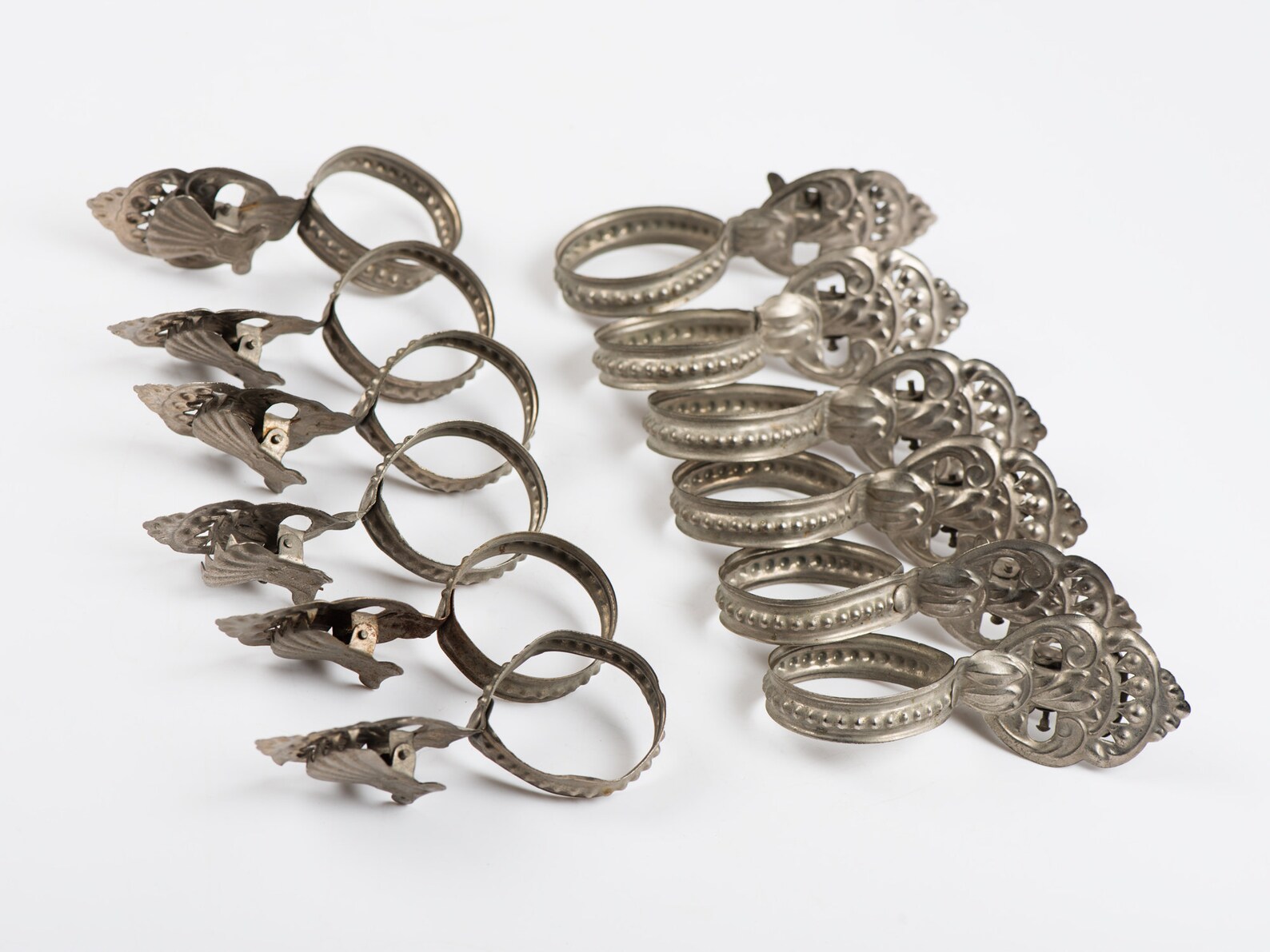 Drapery Curtain Ring Clips Vintage Set 12 - Etsy