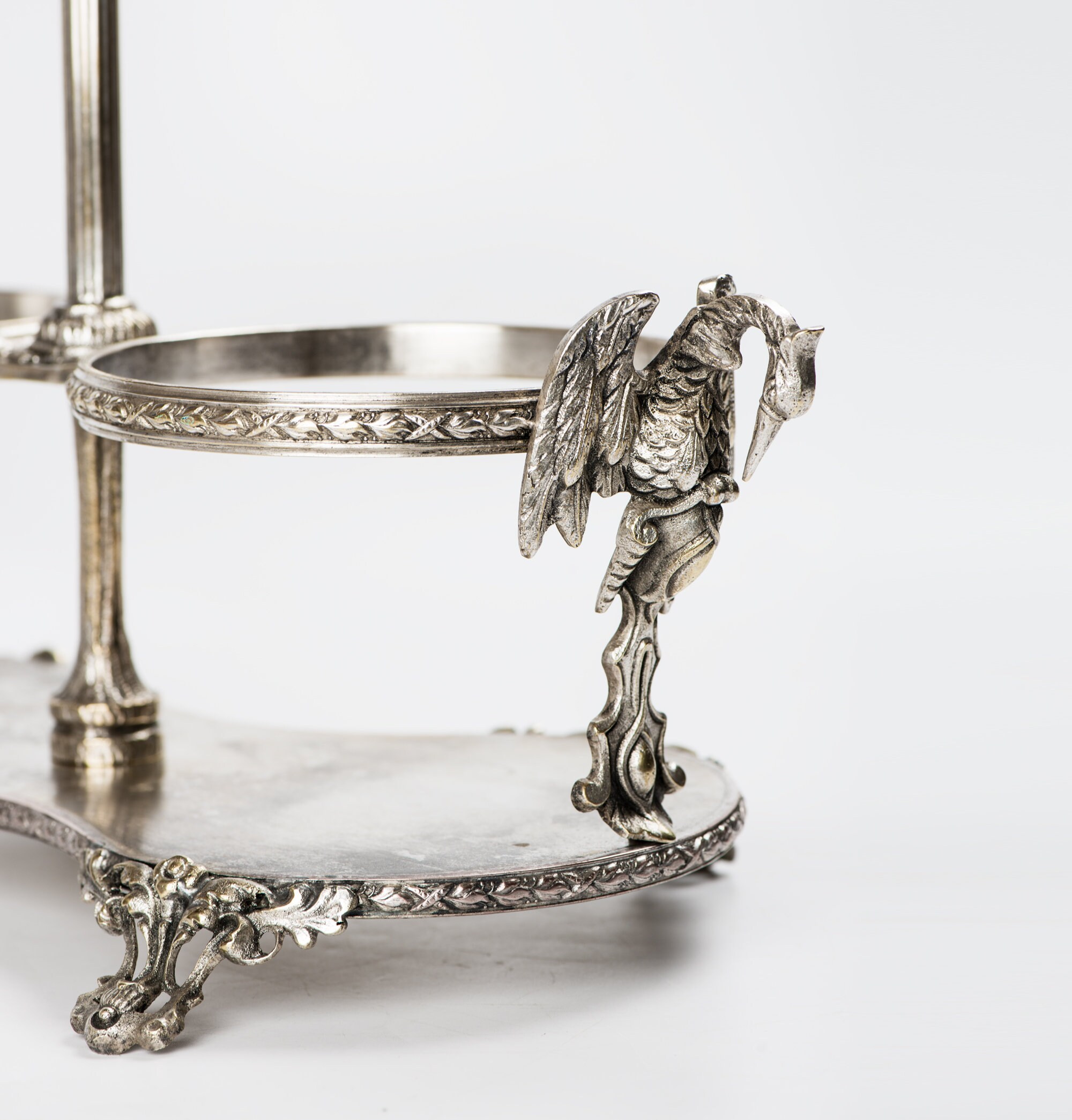 Vintage Silver Plated Display Carrier / Decanter Stand 2 - Etsy