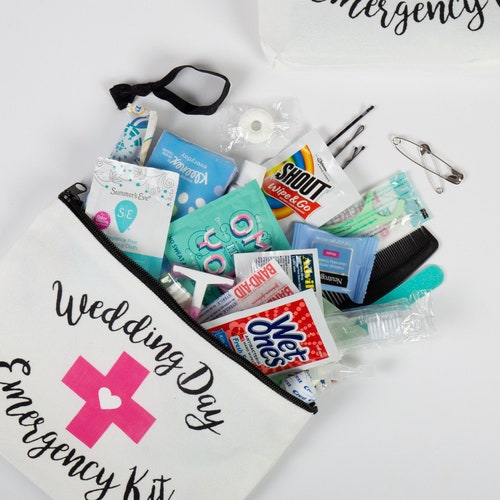 WEDDING DAY KIT up to 26 Items Bridal Survival Kit - Etsy