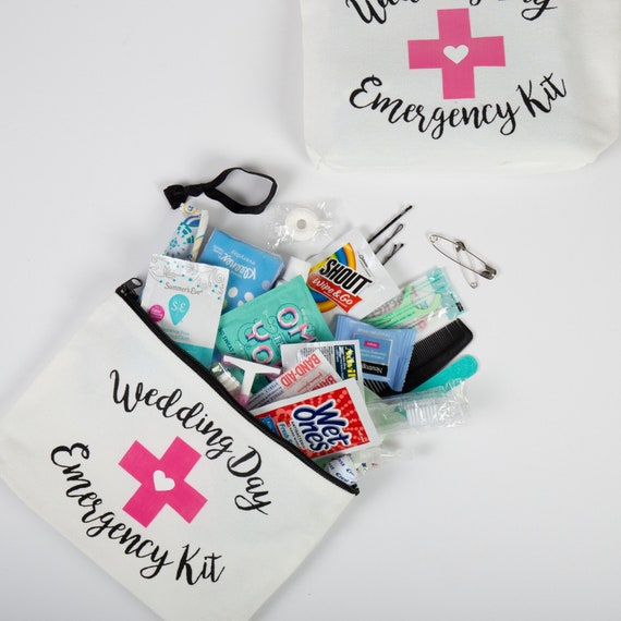 WEDDING DAY KIT up to 26 Items Bridal Survival Kit - Etsy
