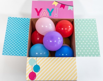Balloon Surprise Box - Etsy