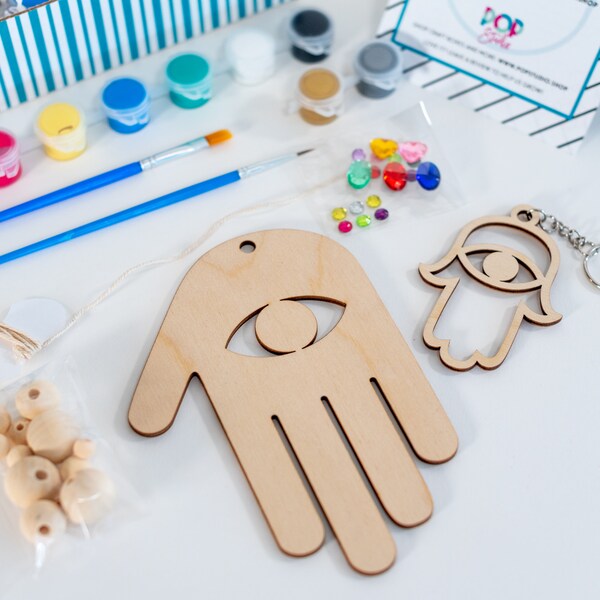 Hamsa Hand Painting - Etsy