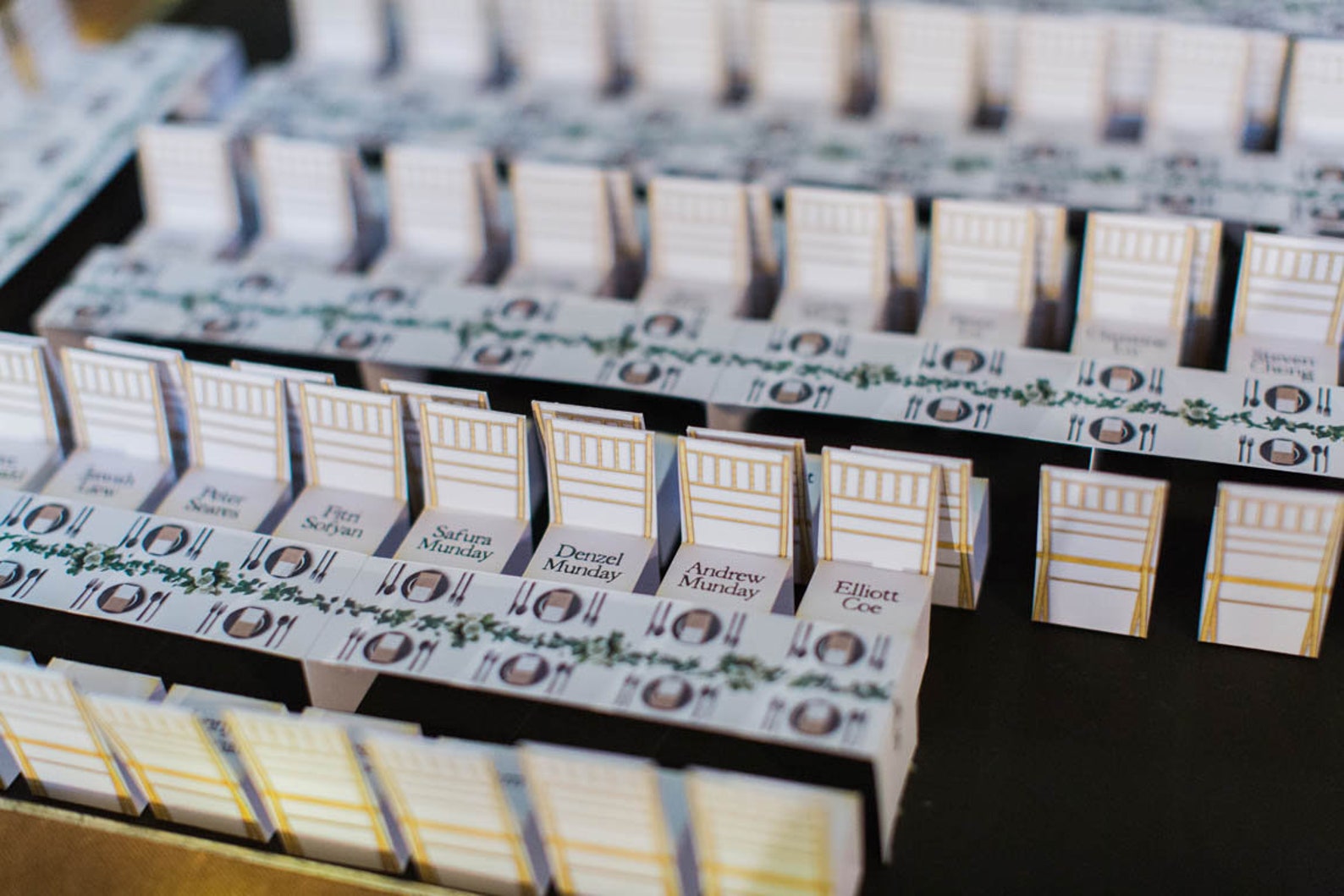 3D DIY Custom Miniature Seating Chart Templates | Personalised ...