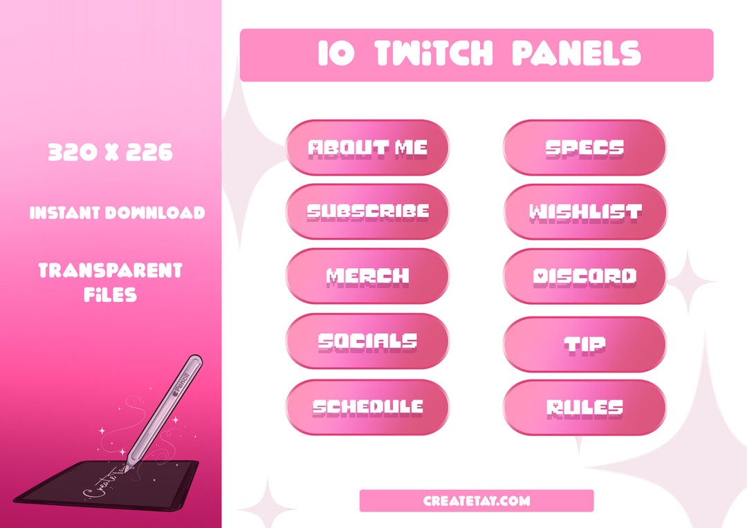 Pink Pixel Panels - Etsy