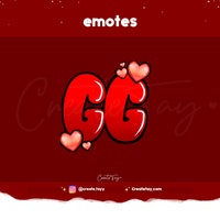Twitch GG Emote - Etsy