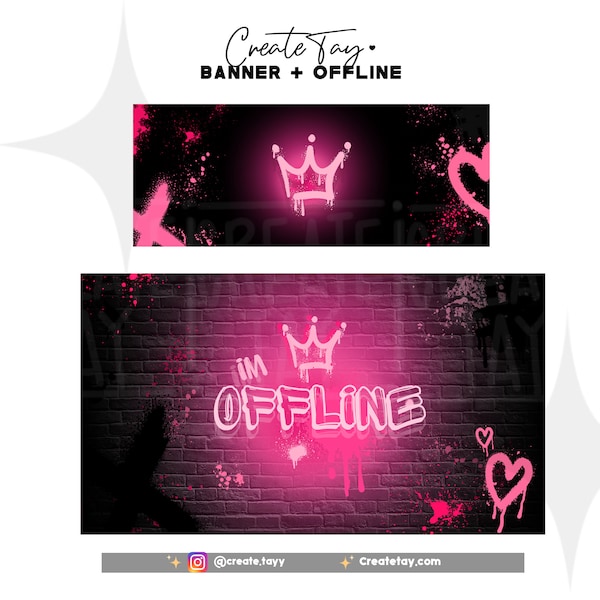 Offline Banner for Kick - Etsy