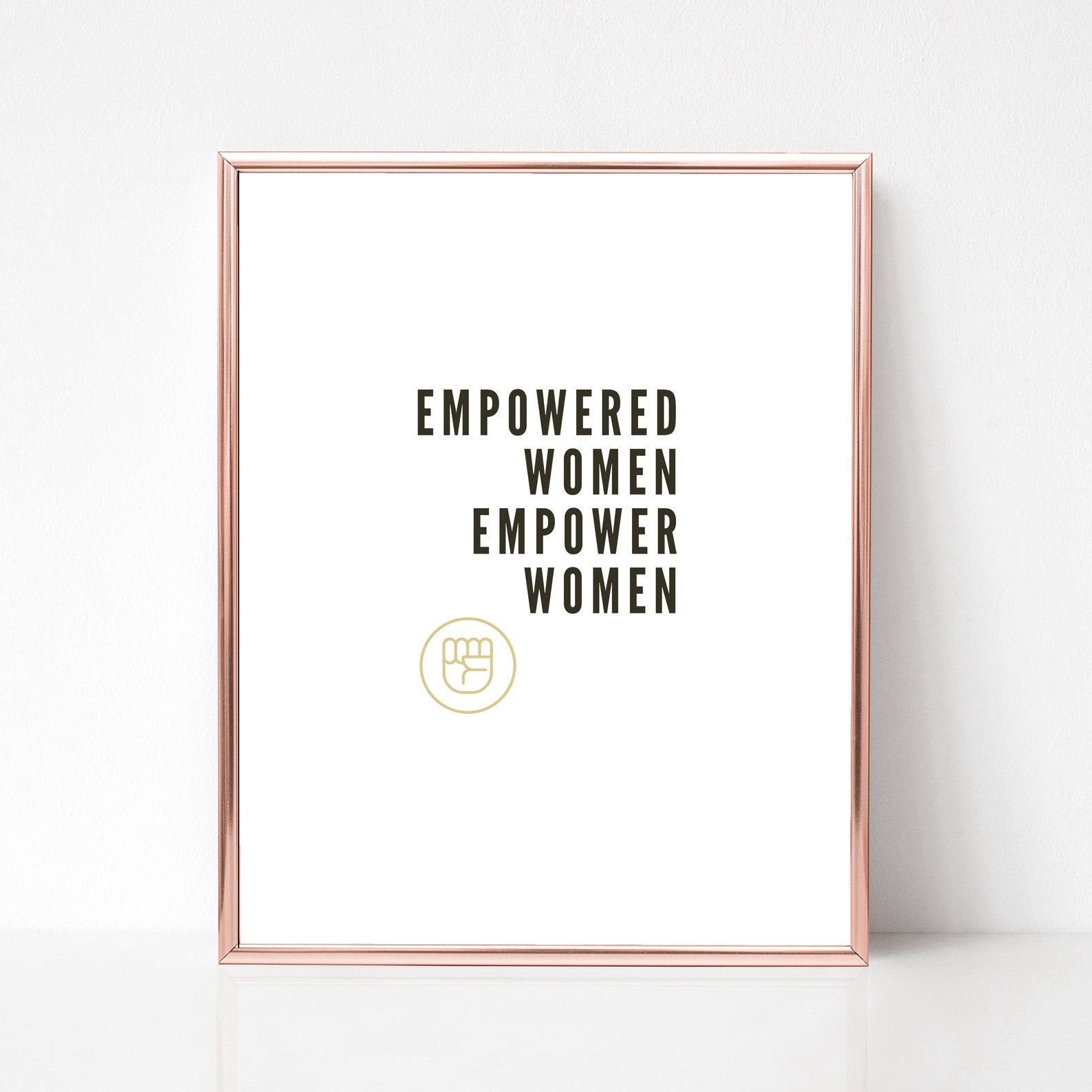 Empowered Women Empower Women Inspirational Quote Printable INSTANT ...