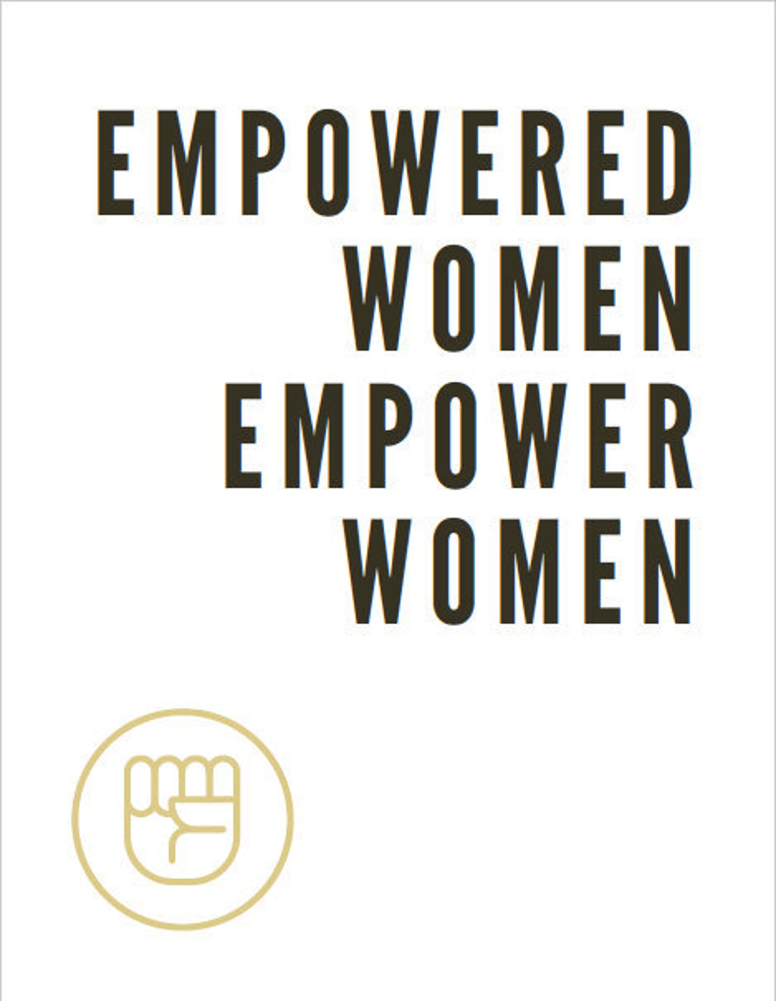 Empowered Women Empower Women Inspirational Quote Printable INSTANT ...