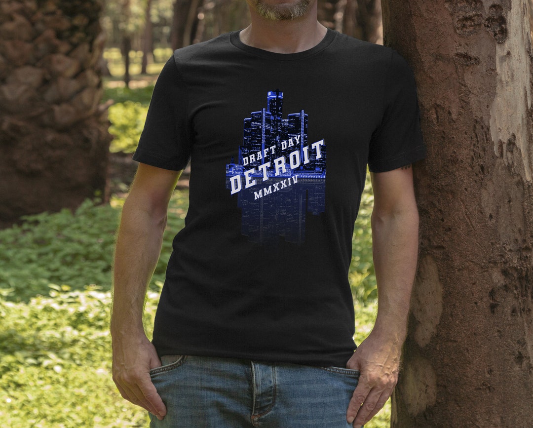 Detroit 2024|football Draft Shirt|detroit Skyline Shirt|draft Day 2024 ...