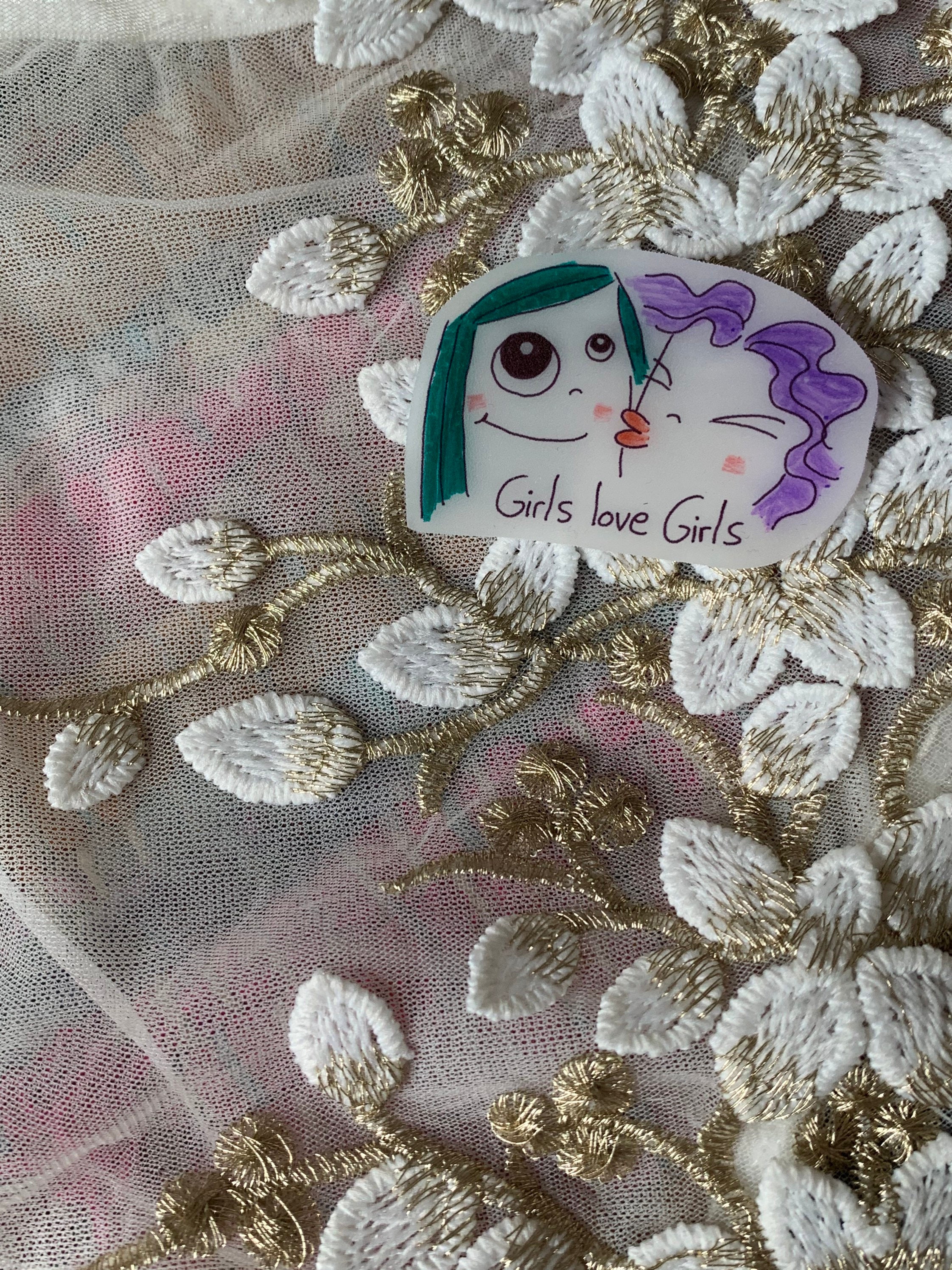 Girls Love Girls Pin. Shrinky Dink Button Lesbian Brooch - Etsy