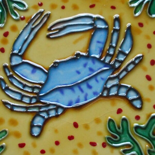 Painted Crab - Etsy