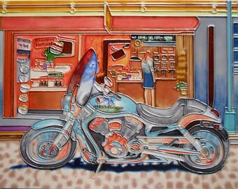 Ceramic Motorcycle - Etsy