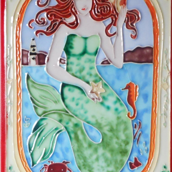 Mermaid Tile - Etsy