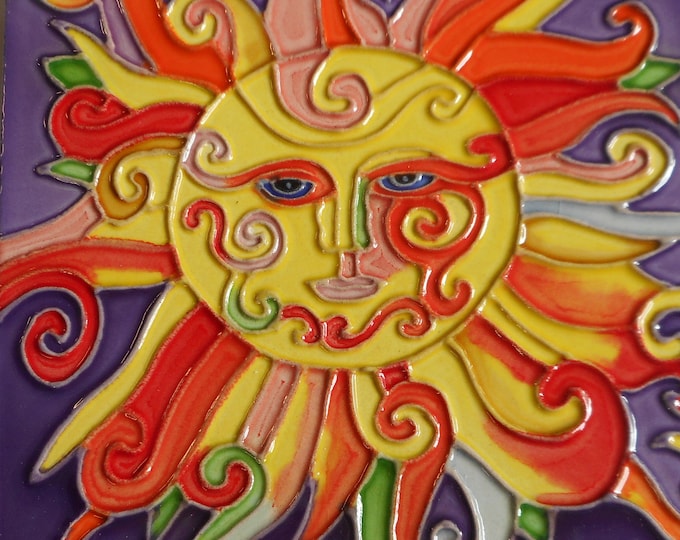 Ceramic Rattle Sun Face Design Handmade Ceramics Rattle Ceramic Decor ...