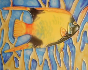 Ceramic Fish Tile | Etsy