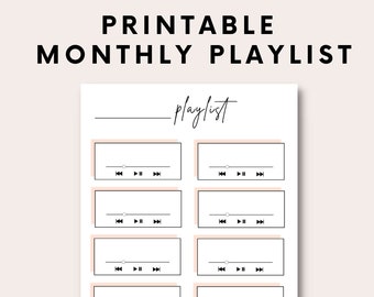 Monthly Playlist - Etsy