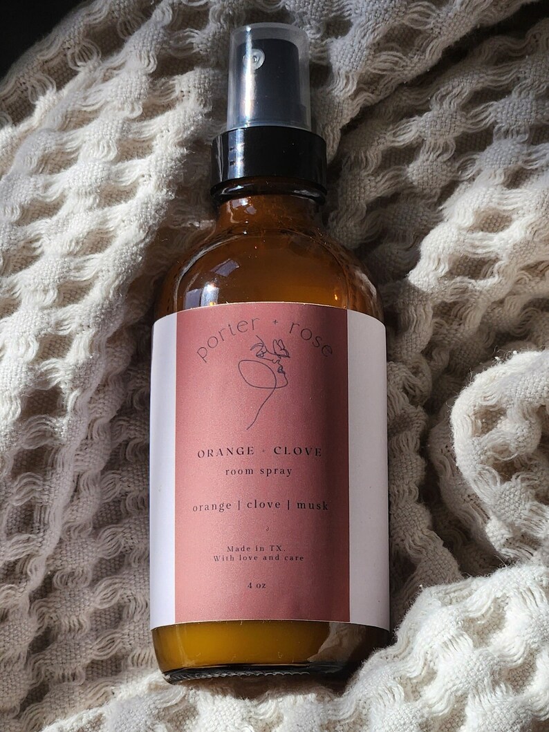 Room & Linen Spray Orange Clove 4 Oz Fall Room Spray - Etsy