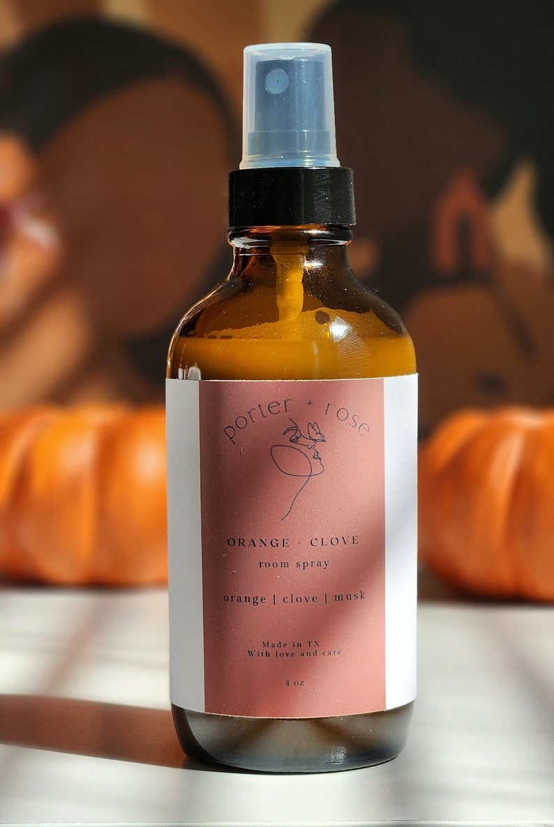 Room & Linen Spray Orange Clove 4 Oz Fall Room Spray - Etsy