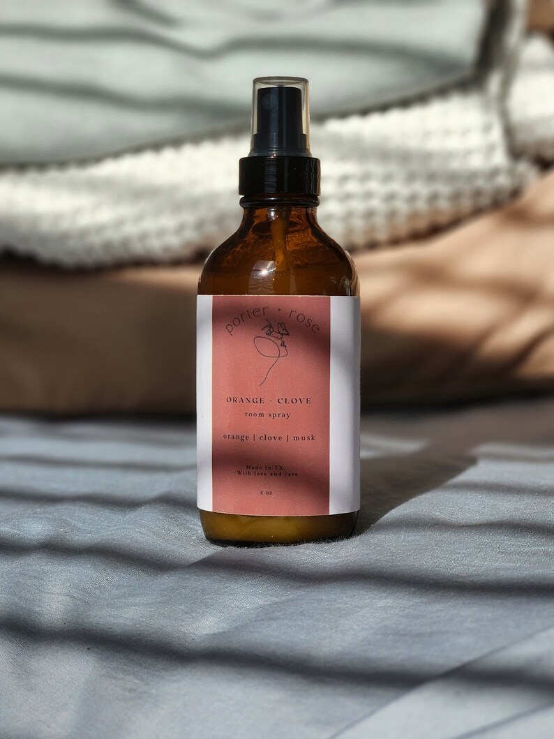 Room & Linen Spray Orange Clove 4 Oz Fall Room Spray - Etsy