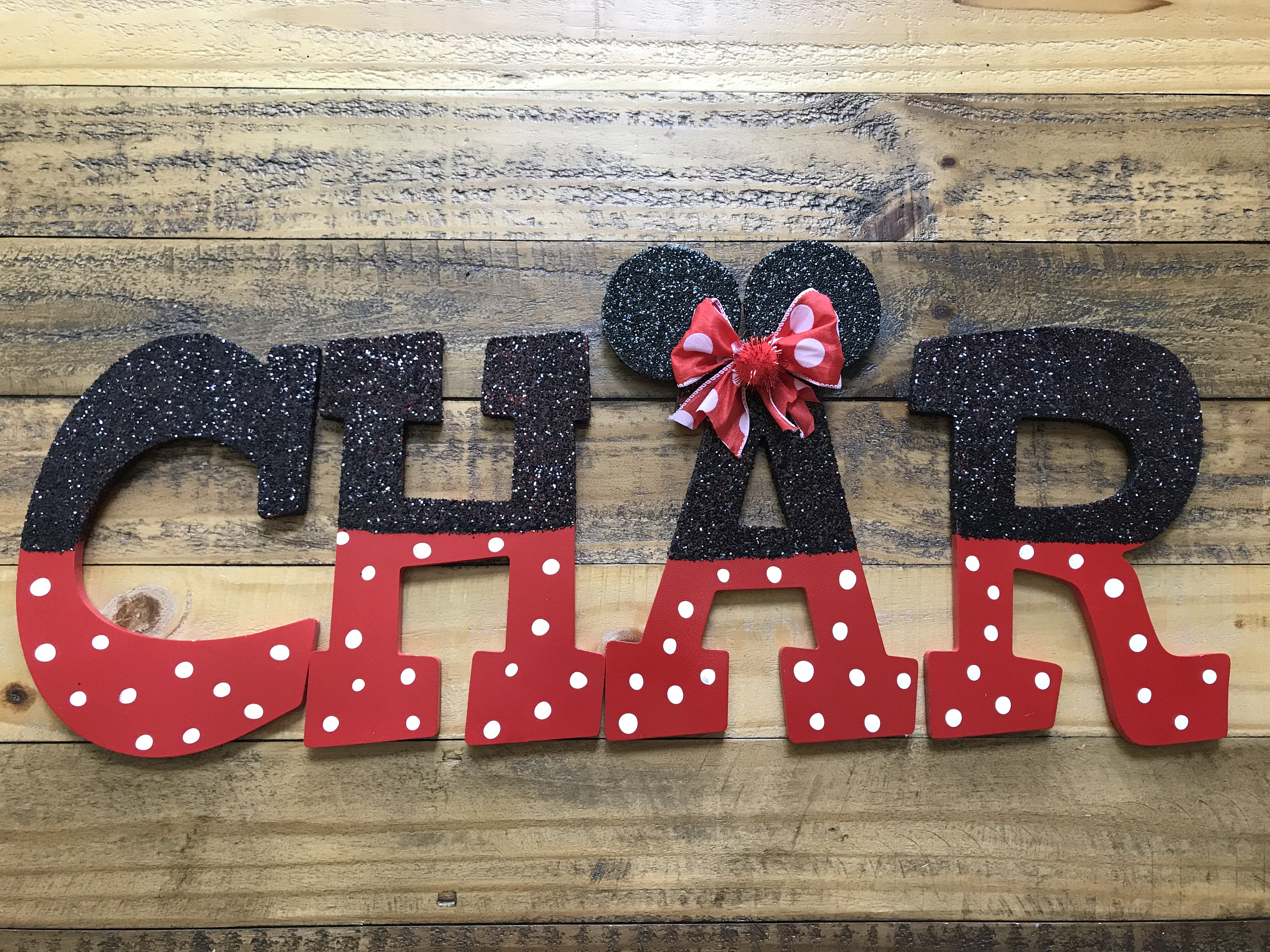 Disney Character Letters - Etsy