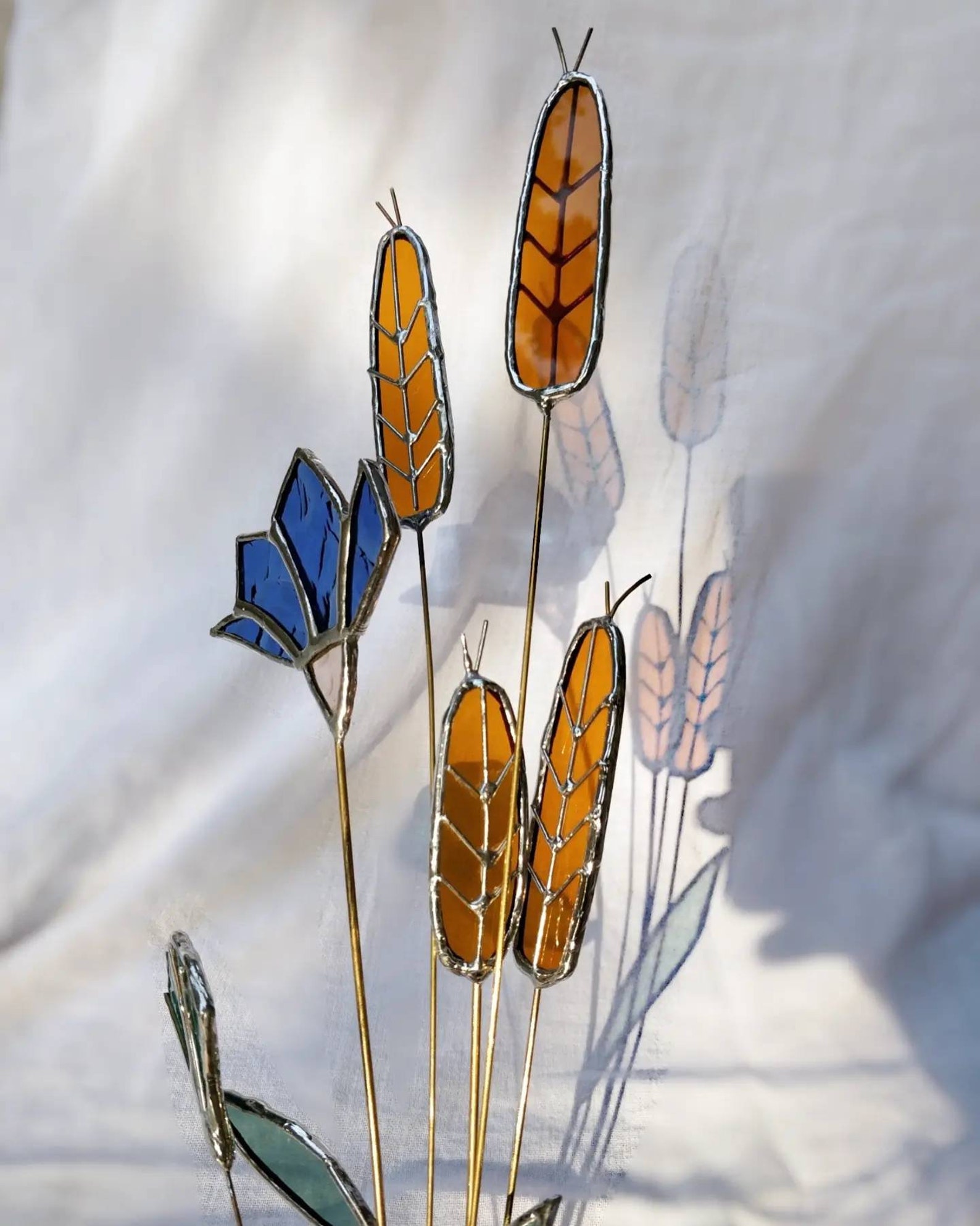Stained Glass Wheat, Glass Wheat, Stainedglass Yellow Wheat ...