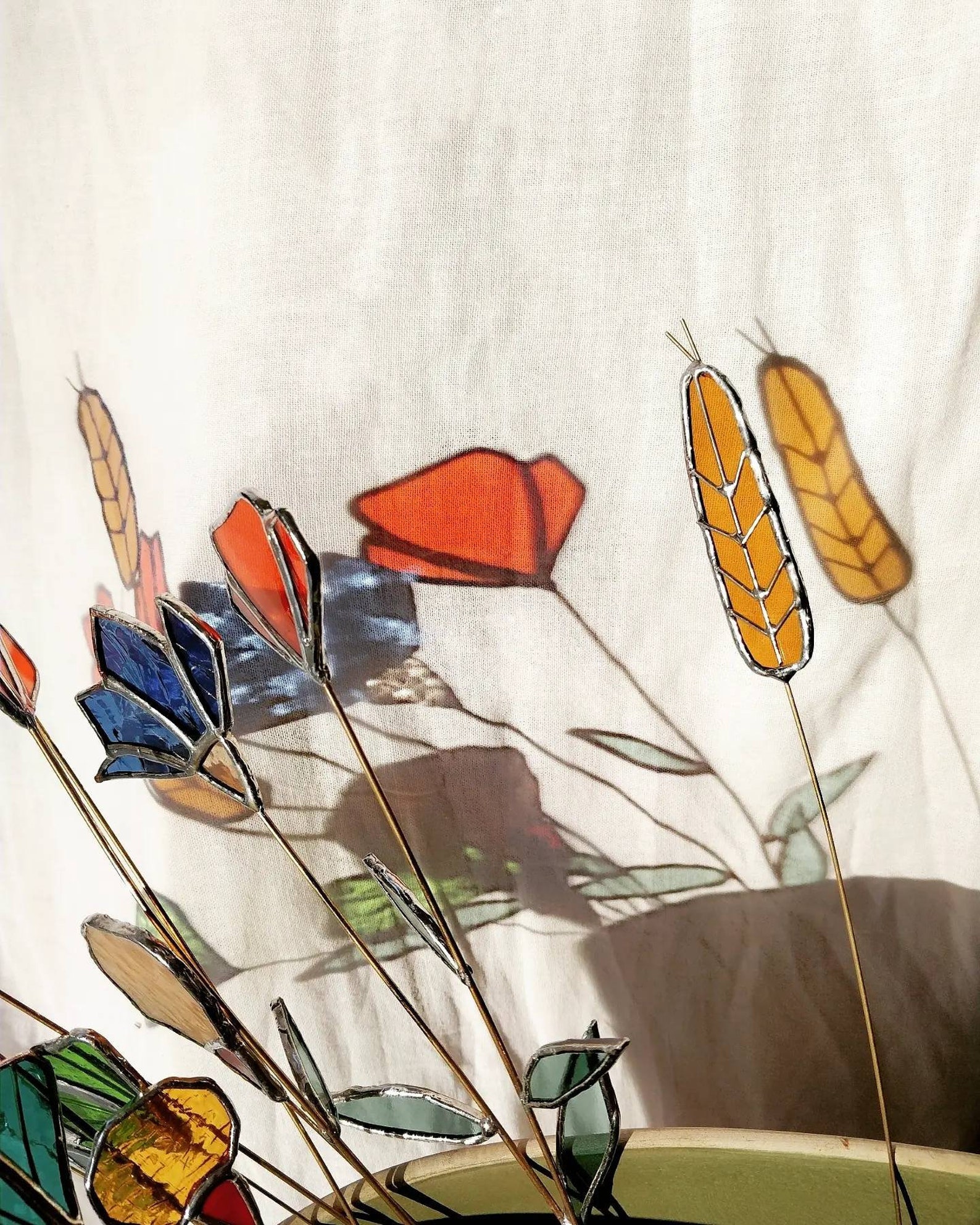 Stained Glass Wheat, Glass Wheat, Stainedglass Yellow Wheat ...