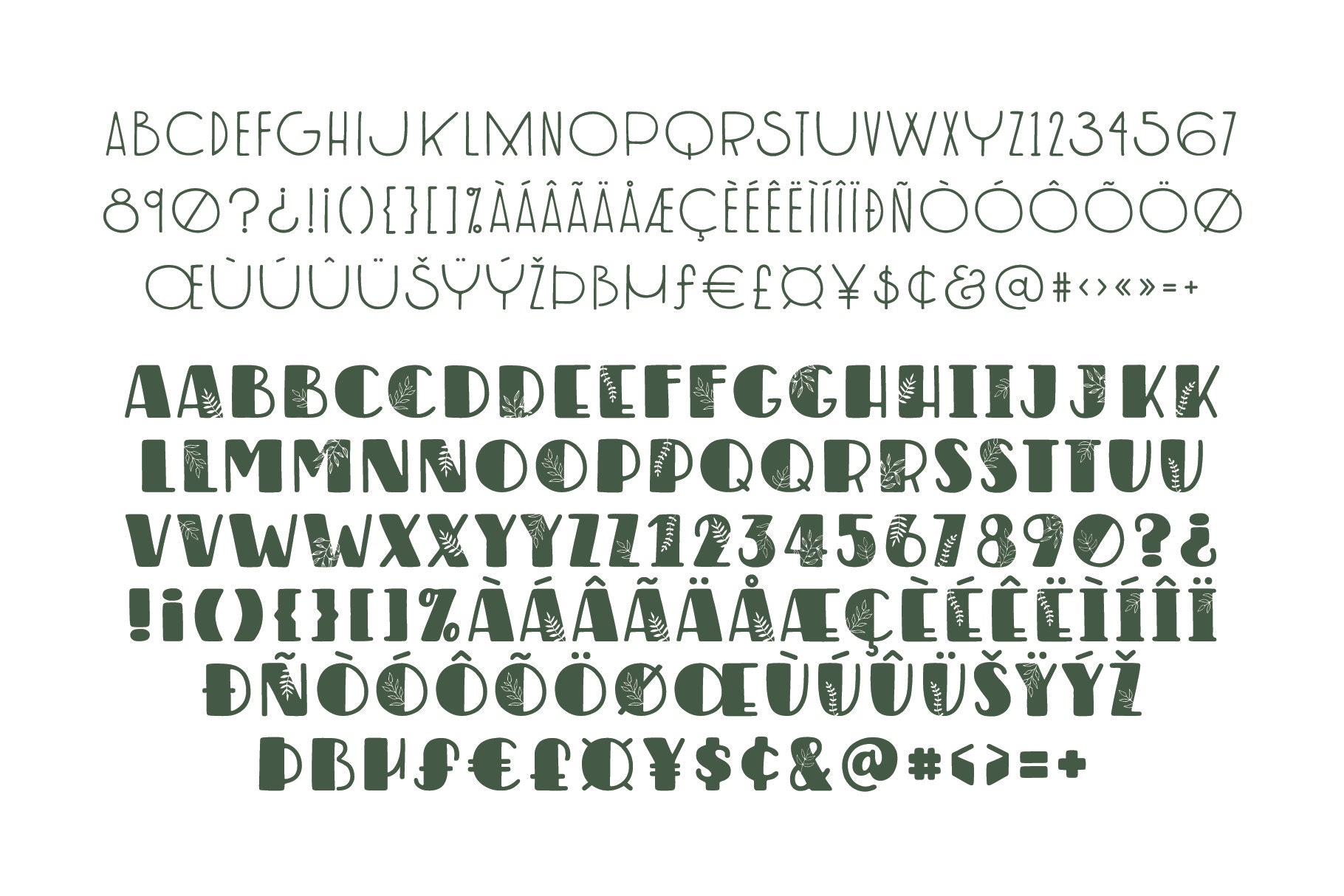 Flora & Francie Font Duo Hand Drawn Font Craft Font Cricut - Etsy