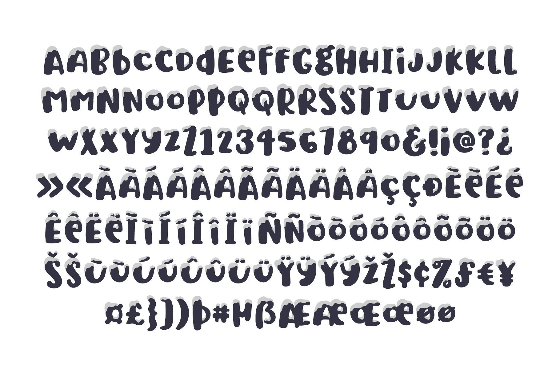 Blanket of Snow Font Hand Drawn Font, Craft Font, Cricut Font ...