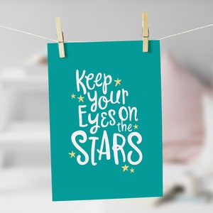 Keep Your Eyes on the Stars Digital Cutting File .svg .eps .ai .png ...