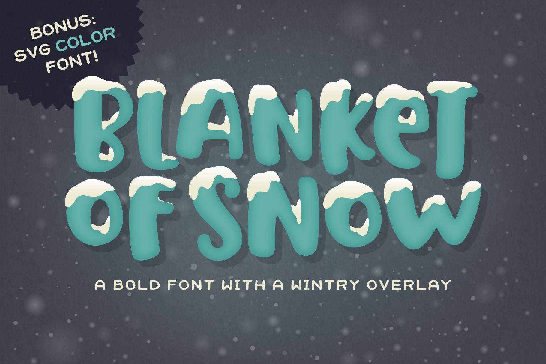 Blanket of Snow Font - Hand Drawn Font, Craft Font, Cricut Font ...