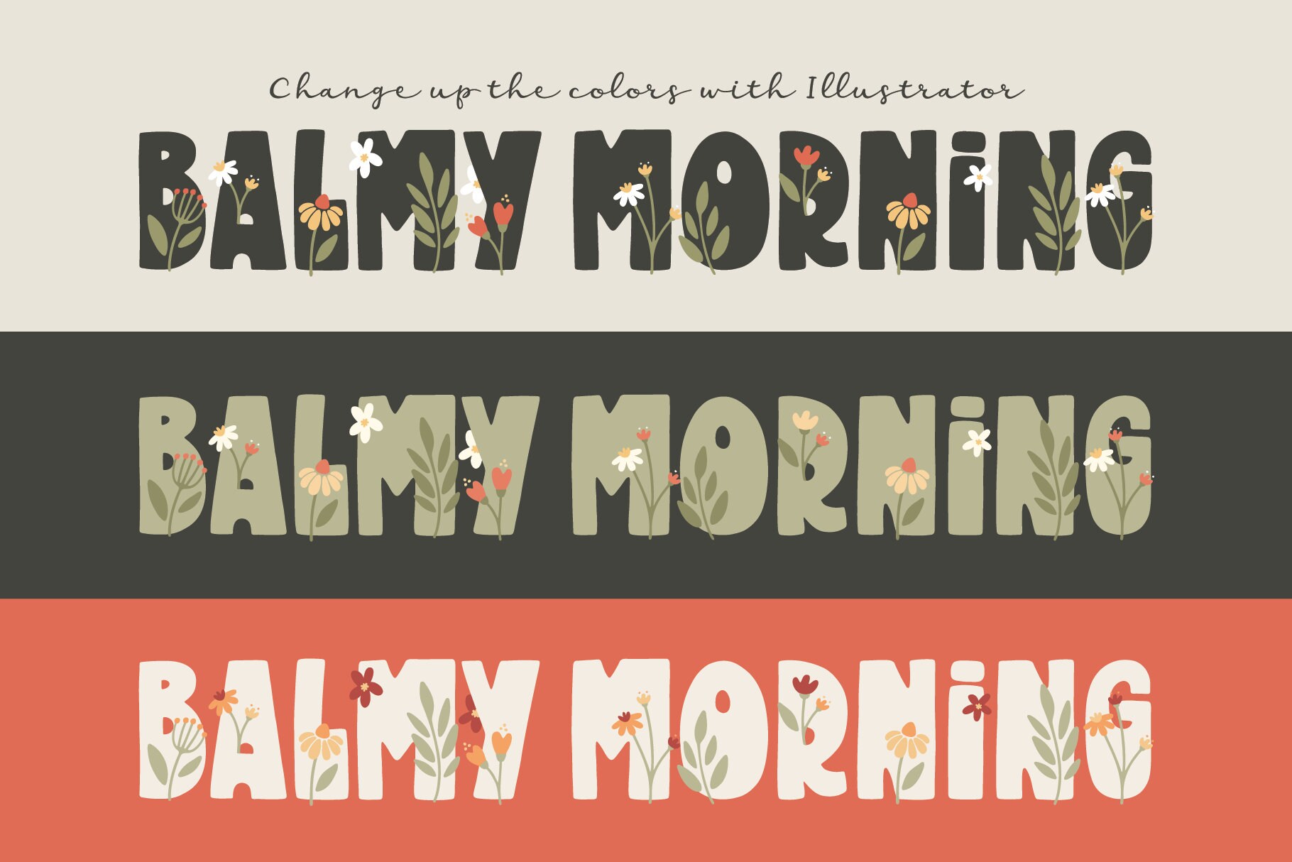 Balmy Morning Font Duo - Hand Drawn Font, Craft Font, Cricut Font ...