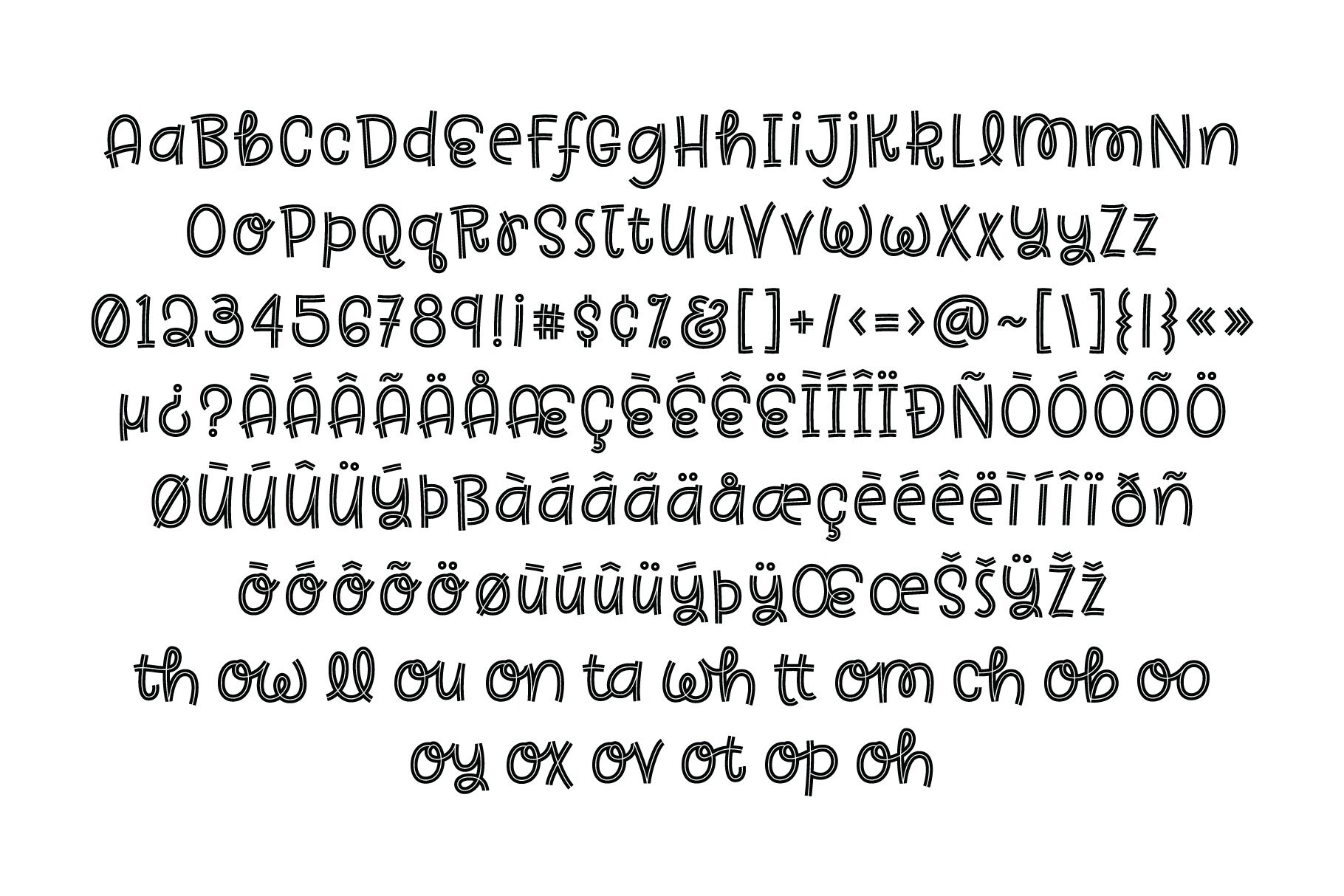 Billy and Bob Font Hand Drawn Font, Craft Font, Cricut Font, Procreate ...