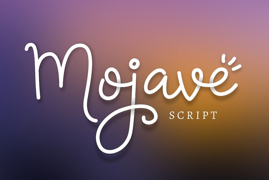 Mojave Script & Doodles Hand Drawn Font, Craft Font, Cricut Font ...