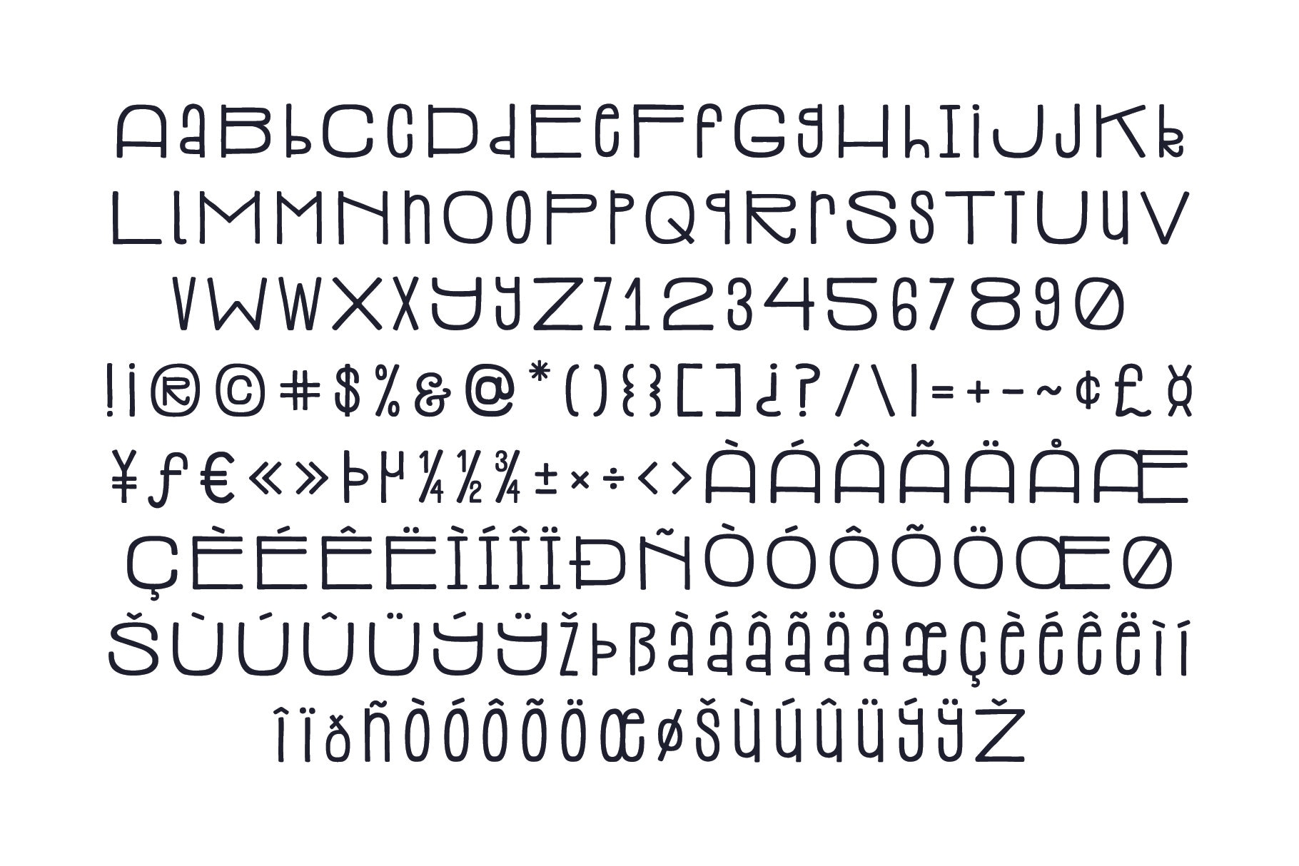 Stacked Font Hand Drawn Font, Craft Font, Cricut Font, Procreate Font ...