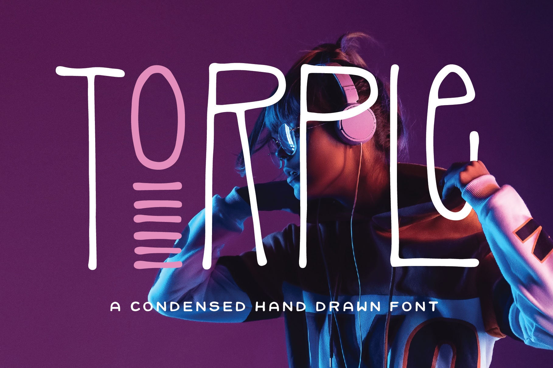 Torple Font Hand Drawn Font, Craft Font, Cricut Font, Procreate Font ...