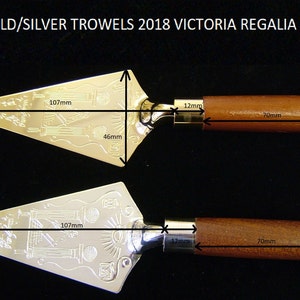 Masonic Trowel for Freemasons, Gold or Silver, Lodge,masonic Square and ...