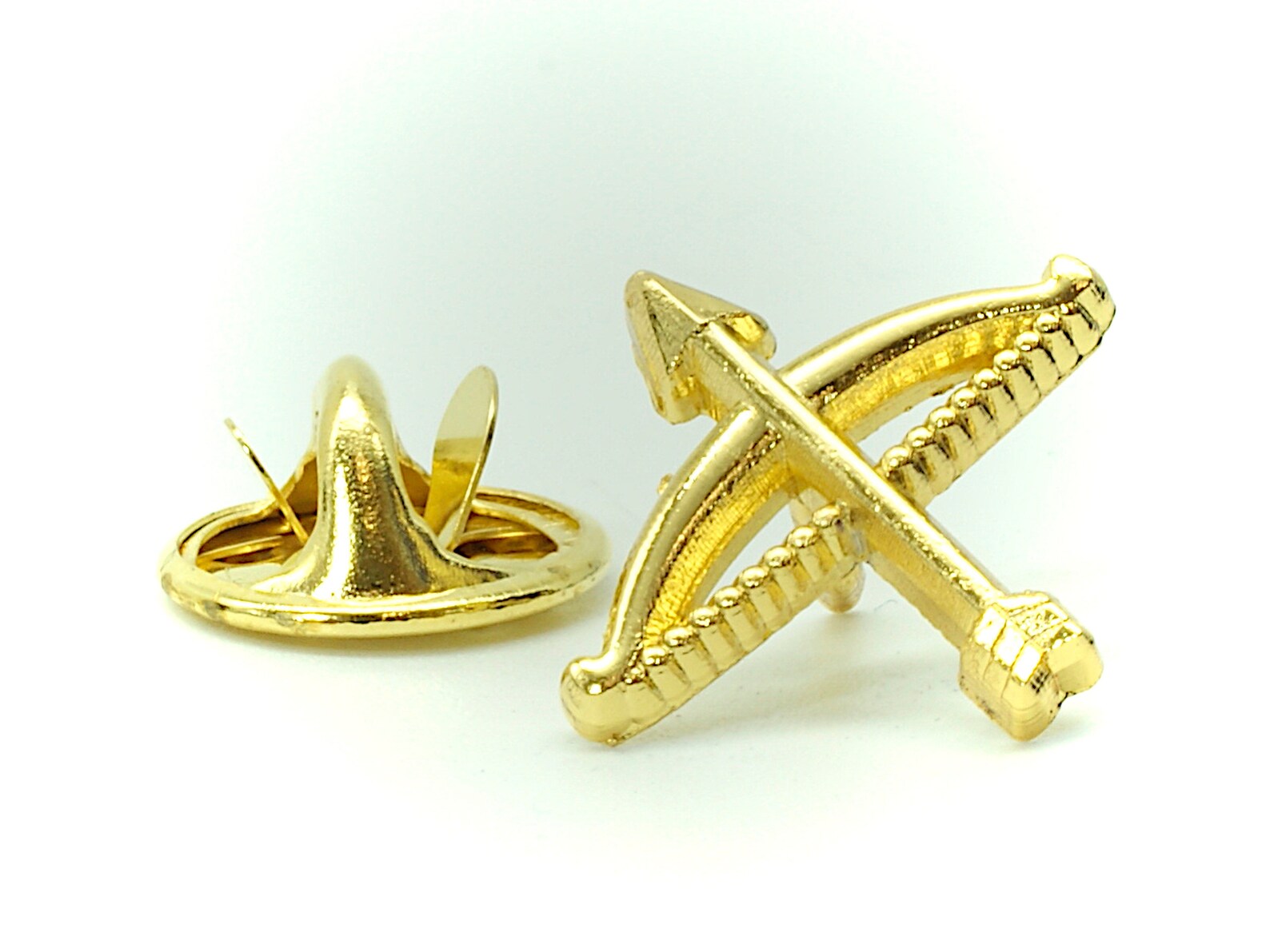 Masonic Order of the Secret Monitor Golden Bow and Arrow Lapel Pin LP ...
