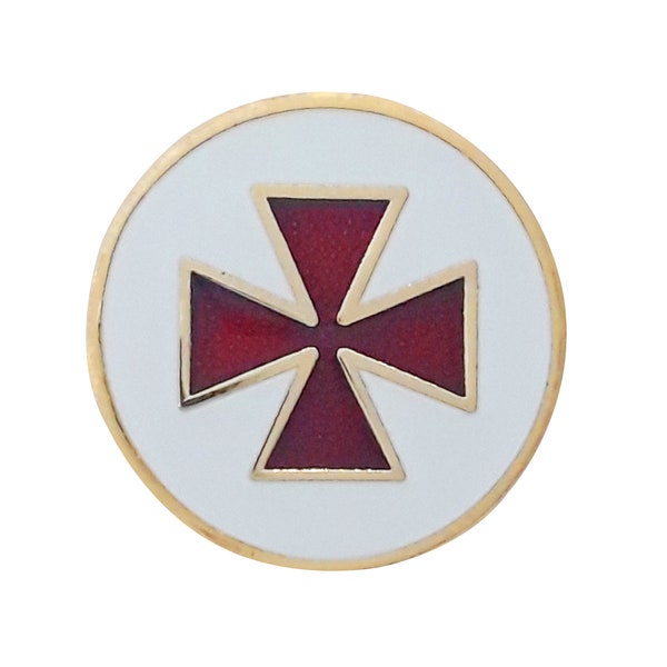Knights Templar Lapel Pin - Etsy