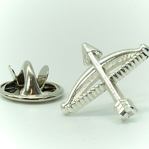 Masonic Order of the Secret Monitor Silver Bow and Arrow Lapel Pin LP ...